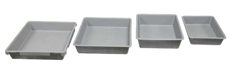 Security trays for preventing microorganism contamination at airports